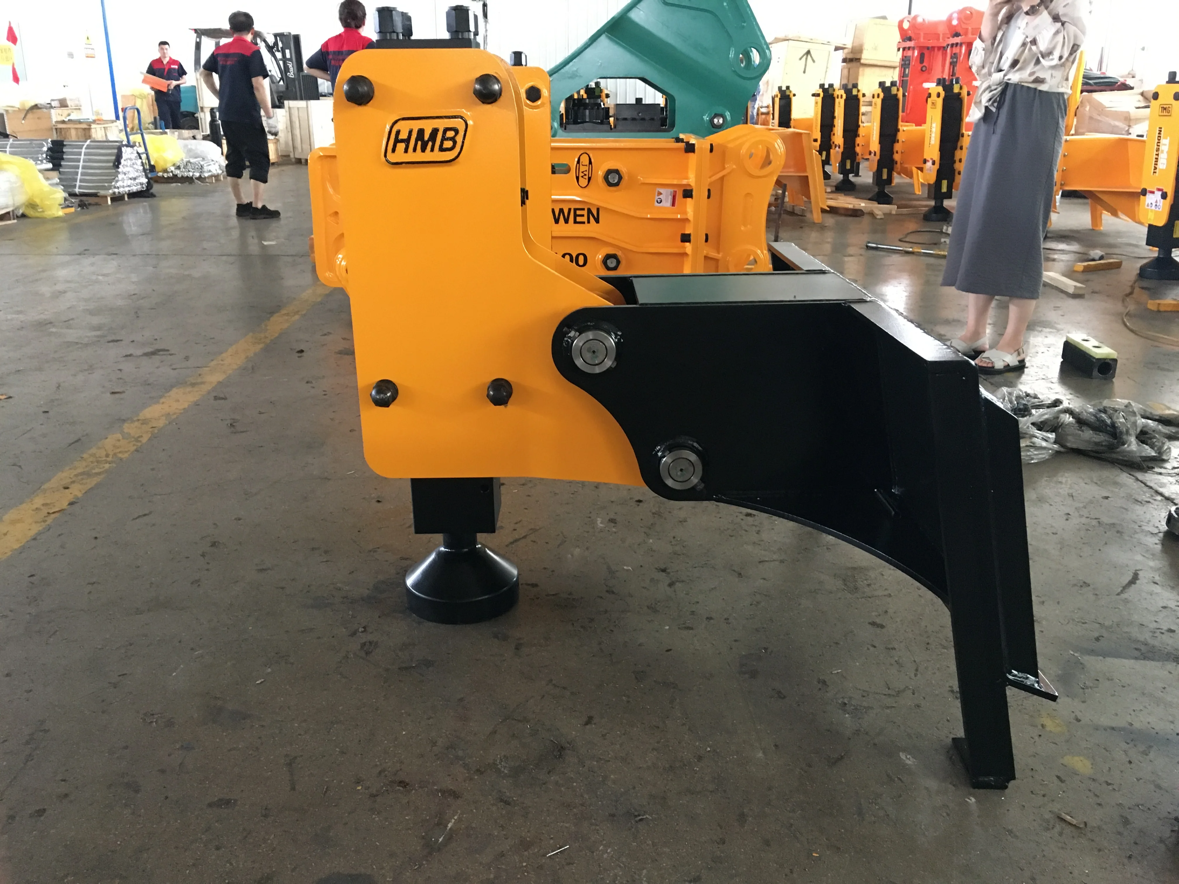 Hydraulic Post Driver For Skid Steer Loader Pile Hammer Post Driver ...