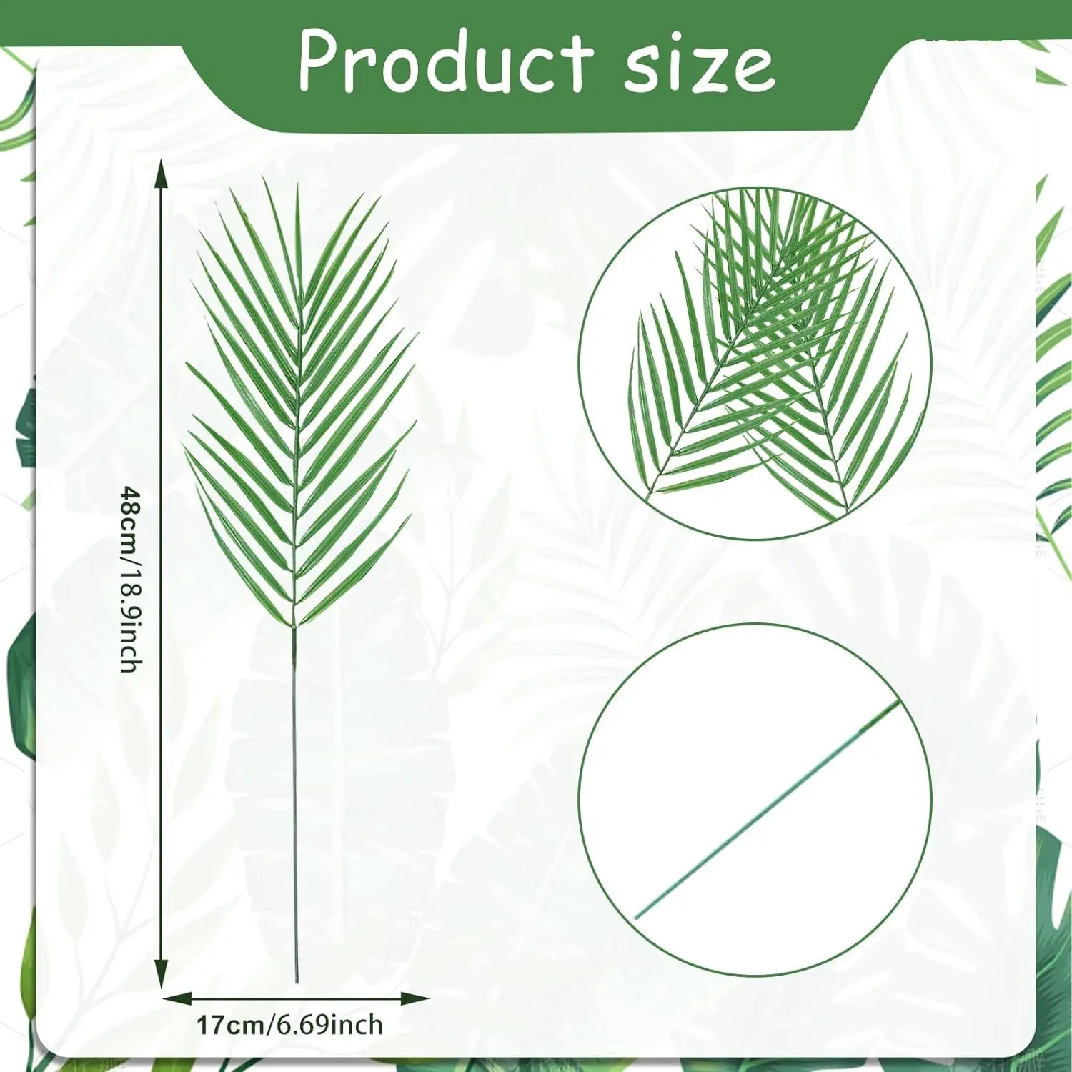 Plastic Artificial Palm Tree Leaves for Home Decoration| Alibaba.com