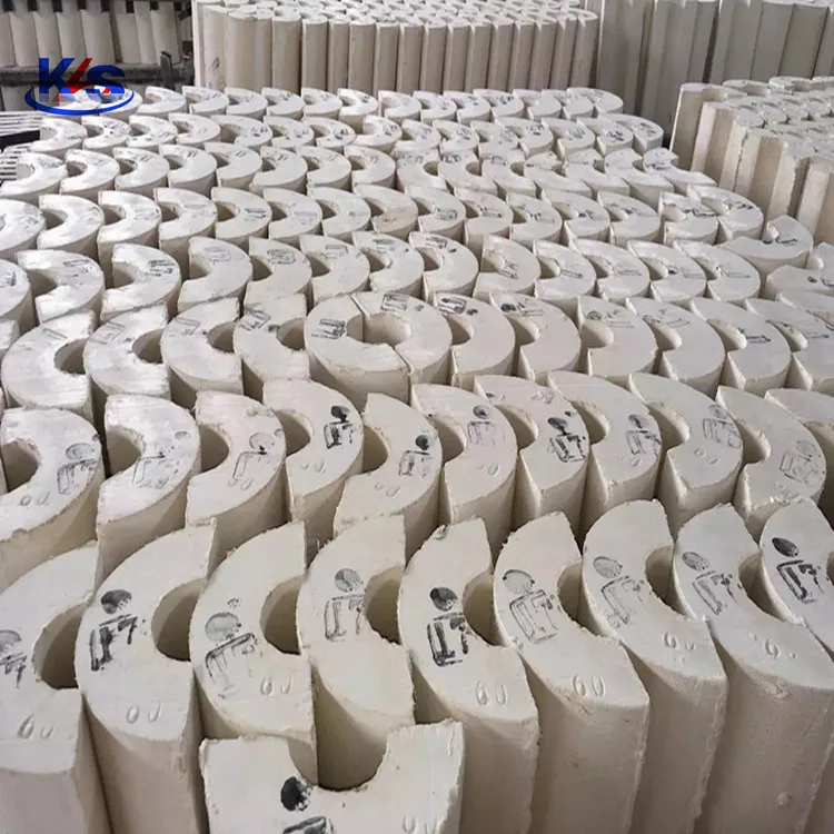 Anticorrosive And Waterproof Calcium Silicate Pipe Cover Are Used For ...