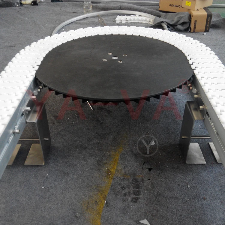 90° Wheel Bends - Flexible Chain Conveyor Solutions