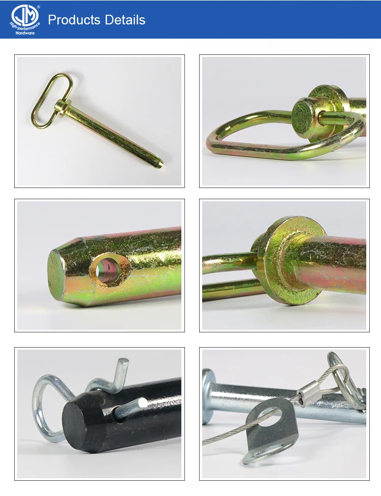 JM Brand 3 4x10 Tractor Locking Hitch Pin Trailer Magnetic Hitch Pin