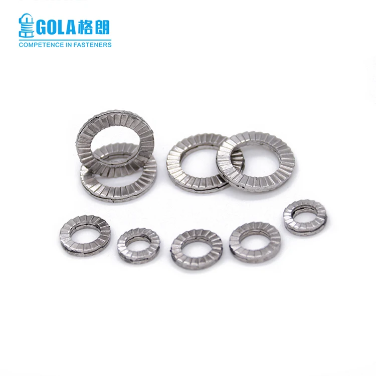 Din25201 Stainless Steel Dual Stacked Self Locking Washer - Buy Washer,Self Locking Washer,Dual ...