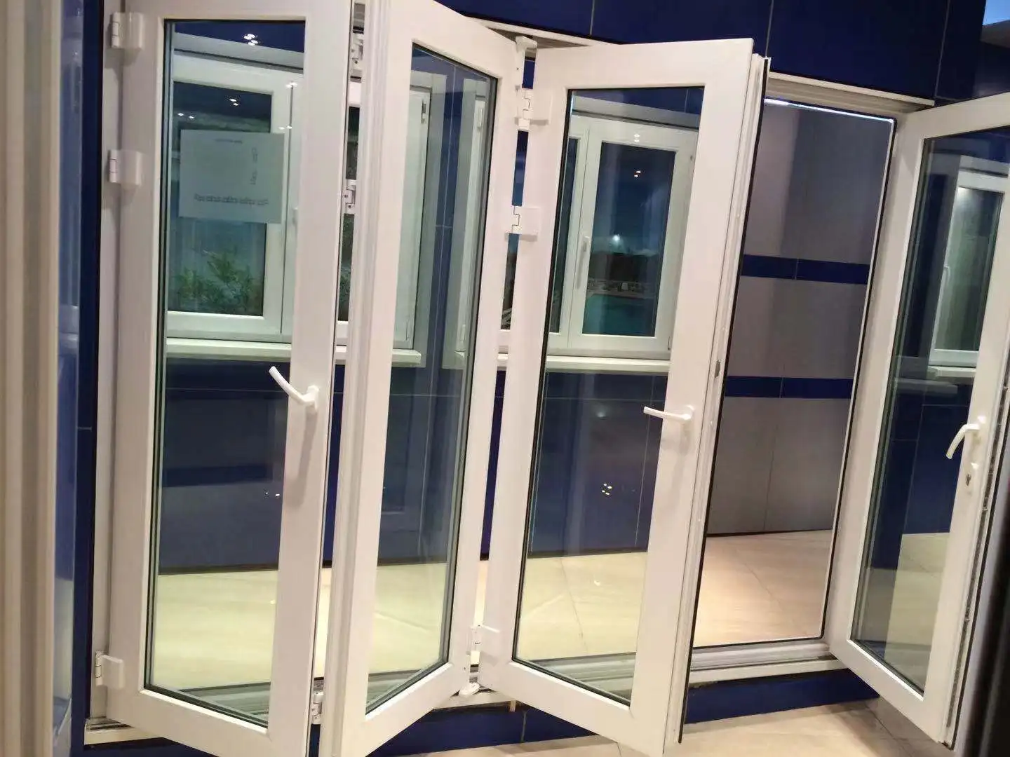 Huazhijie UPVC Sliding Window Shutters - Durable & Stylish