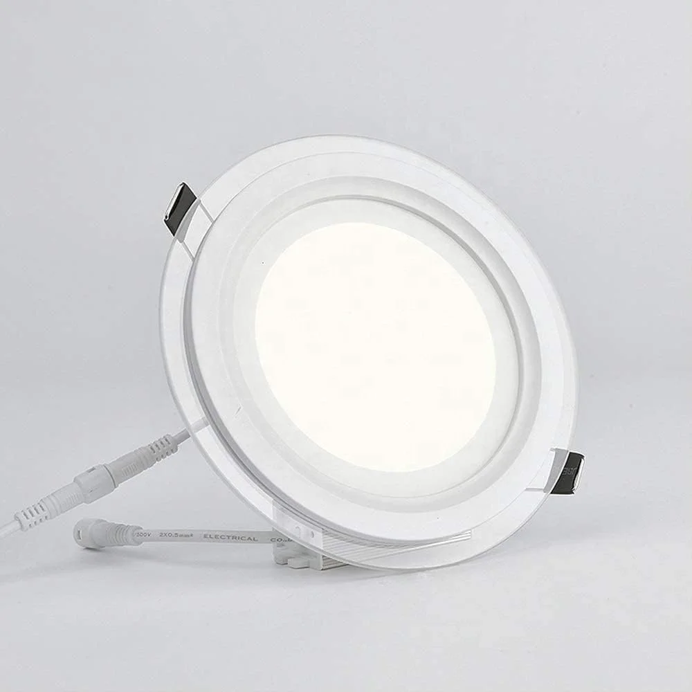 Led High Color Rendering Downlight 9w Surface Mounted Round Glass Panel ...