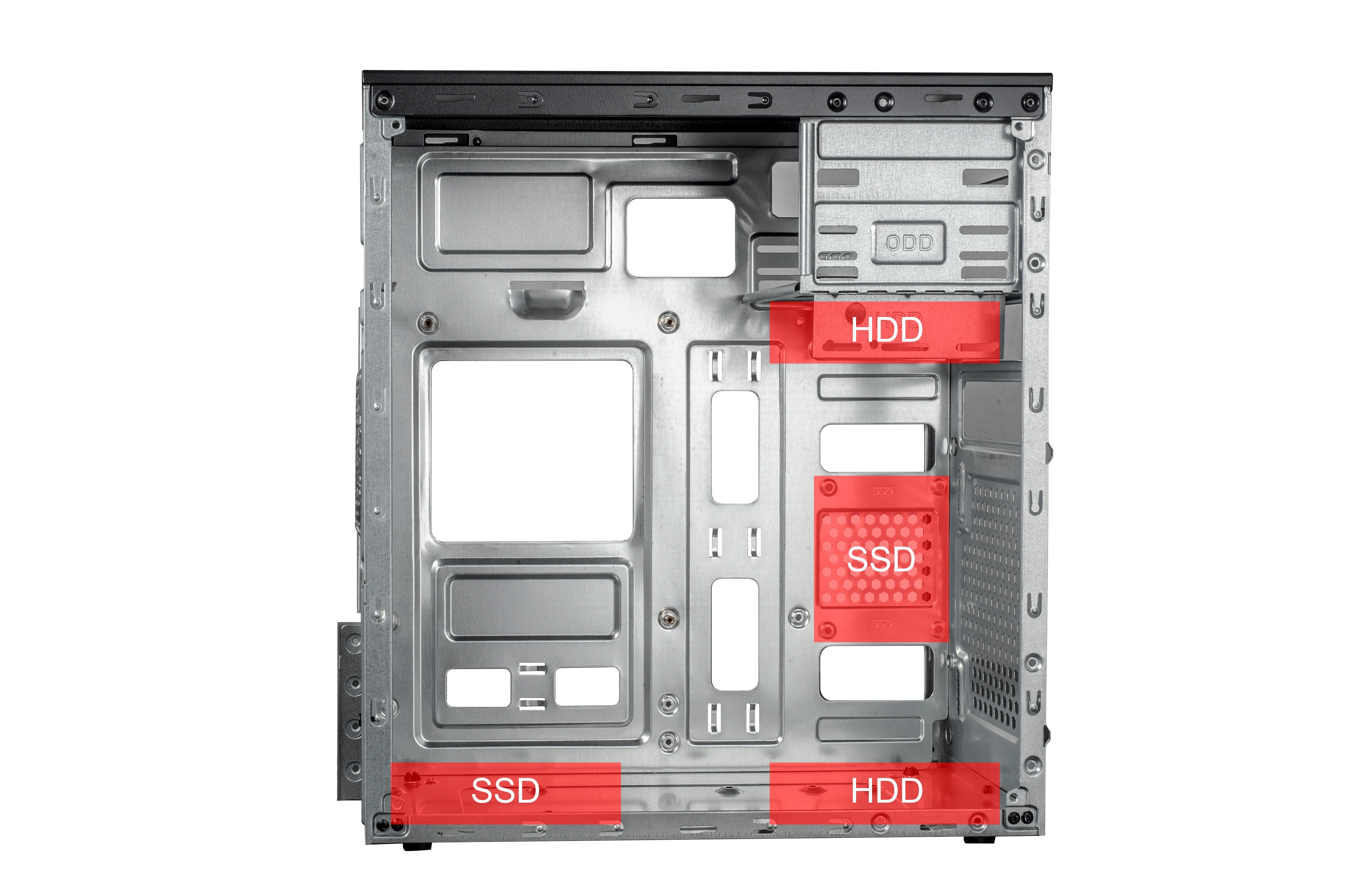 ITX/MICRO ATX Black Micro Tower ABS SLIM OFFICE PC CASE A01 Pc Case ...