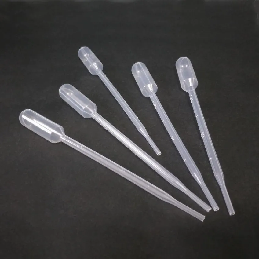 Laboratory Disposable 1ml Plastic Transfer Pipettes Pasteur Pipette ...