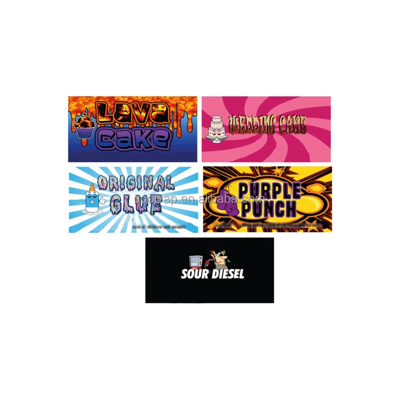 Custom Printed Stickers for Squeeze Pop up Tube CRC 116mm