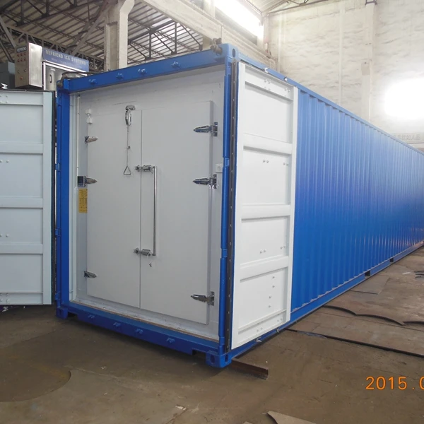 Complete 20ft 40ft Container Blast Freezer For Food Processing Factory ...