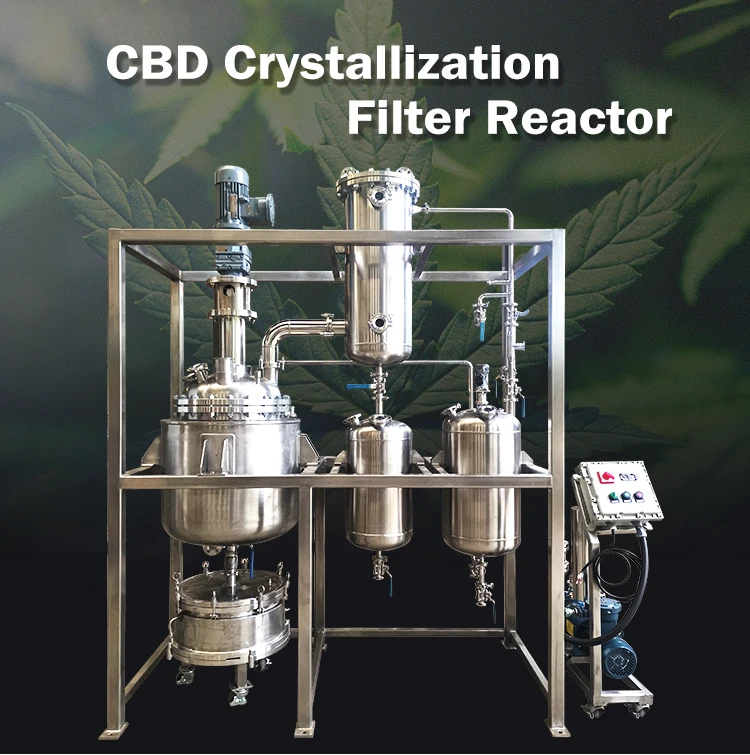100l Crystallization Reactor Continous Stirred Tank Reactor ...