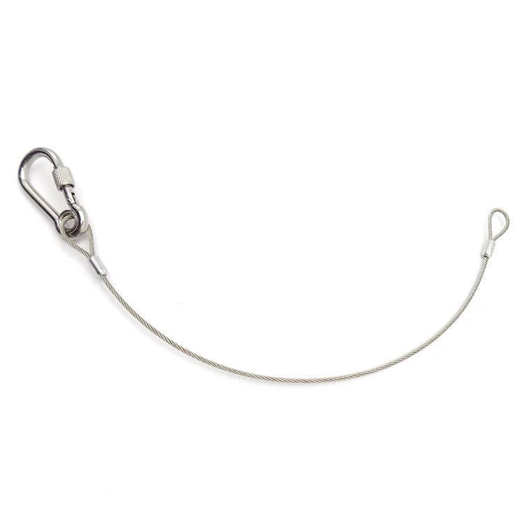 1.5mm Stainless Steel Wire Rope With End Fitting Parts / Ferrule - Buy ...