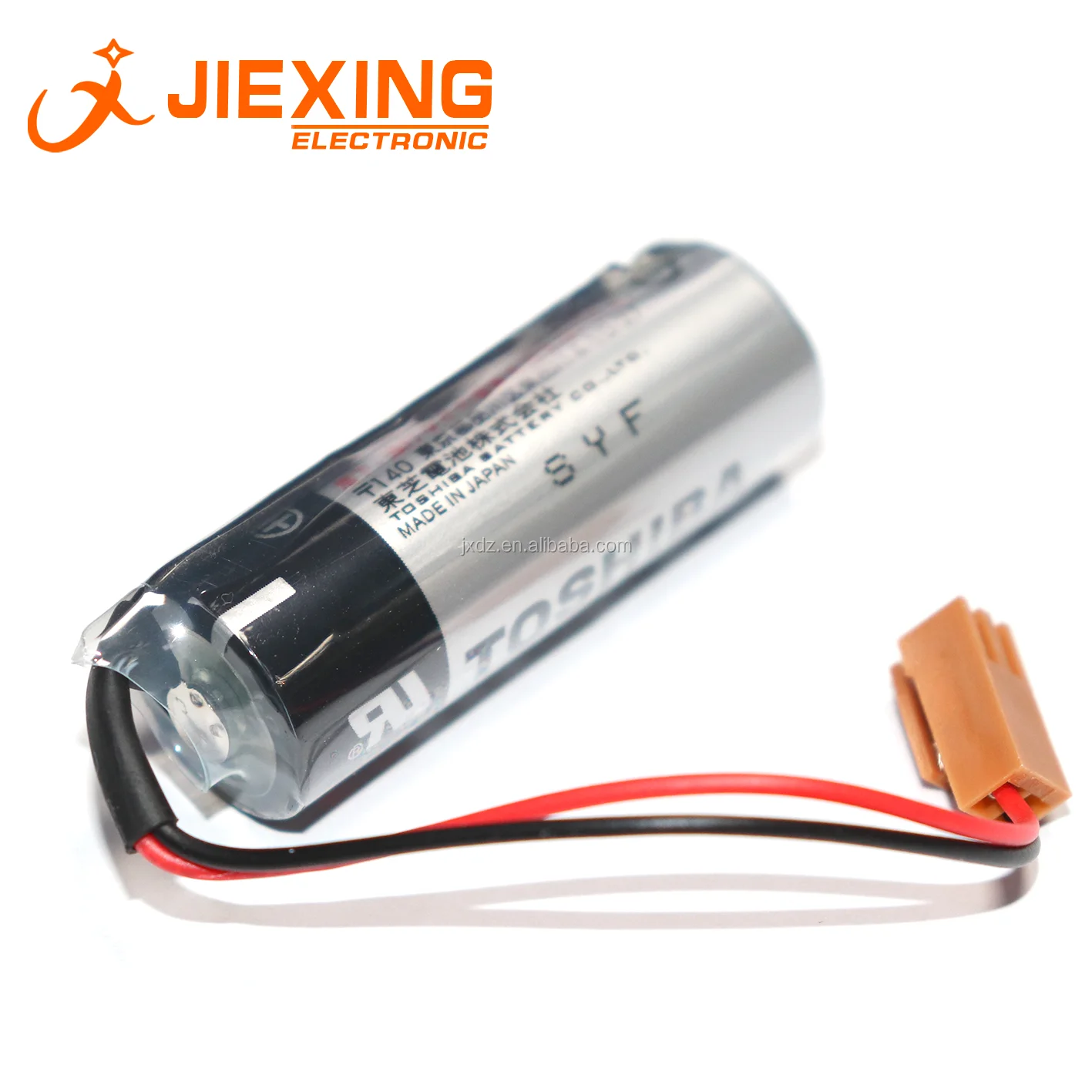 ER17500V 3.6V PLC Ultra Lithium Battery with Brown Connector