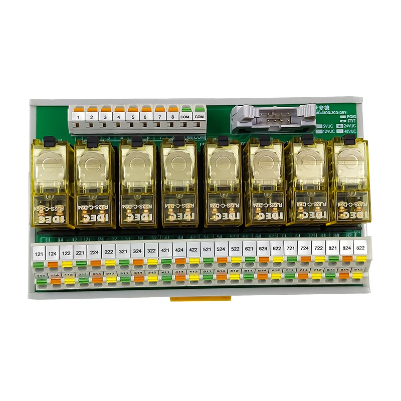 8 Channel 8a 250vac/24vdc Direct Insertion Relay Module . - Buy Direct ...