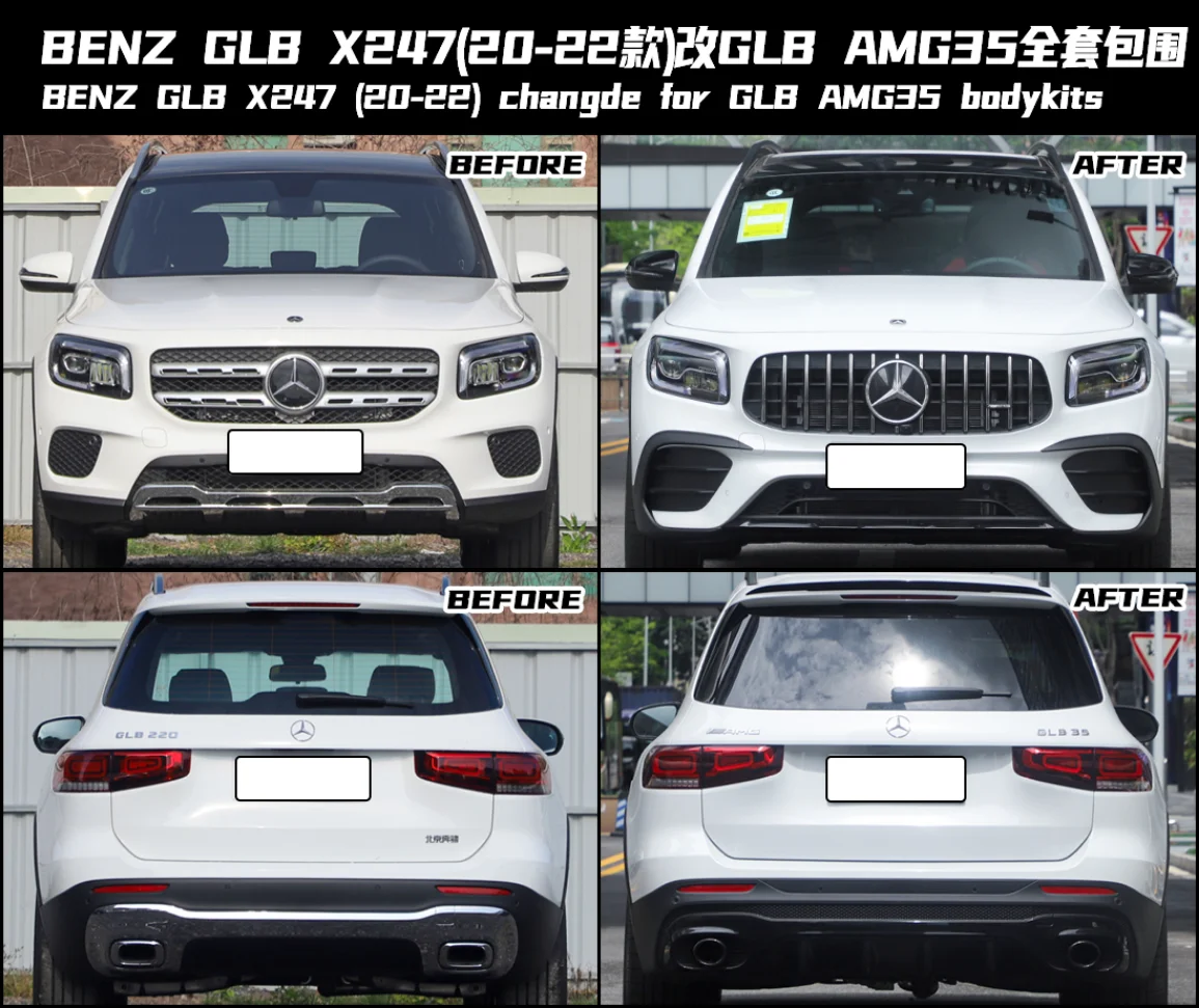 Mercedes Benz GLB Class X247 Body Kit - Upgrade to AMG35