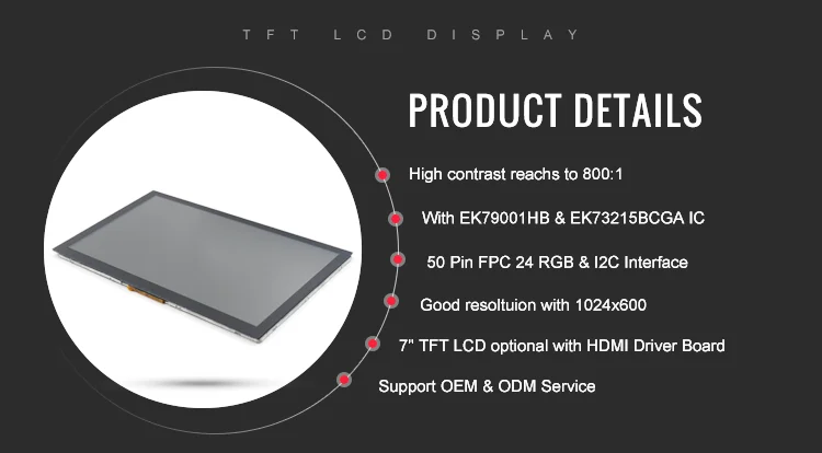 7 Inch 50 Pin Lcd Controller Board For Driver To Rgb Lvds Lcd Connector ...