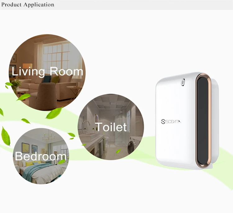 SCENTA Wall Mounted Aromatherapy Nebulizer Essential Oil Diffuser