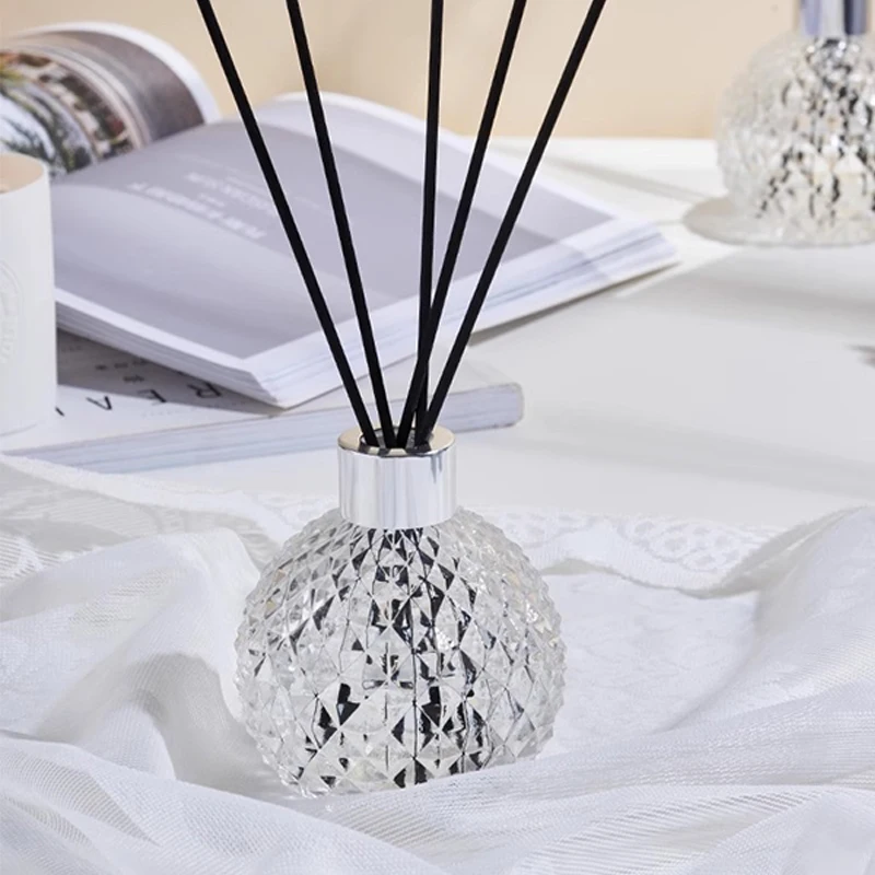 Spherical Perfume Diffuser Oil Glass Bottle 100ml 200ml Custom ...