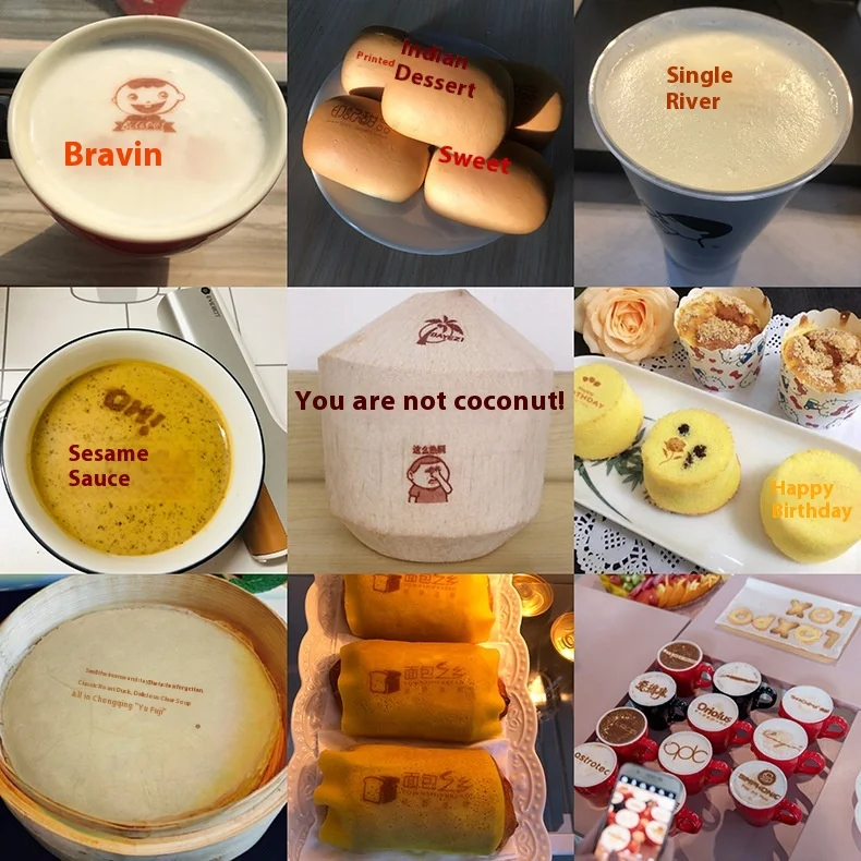 PrintPen Handheld Food Printer Jet Drawing Machine for Coffee Cake ...