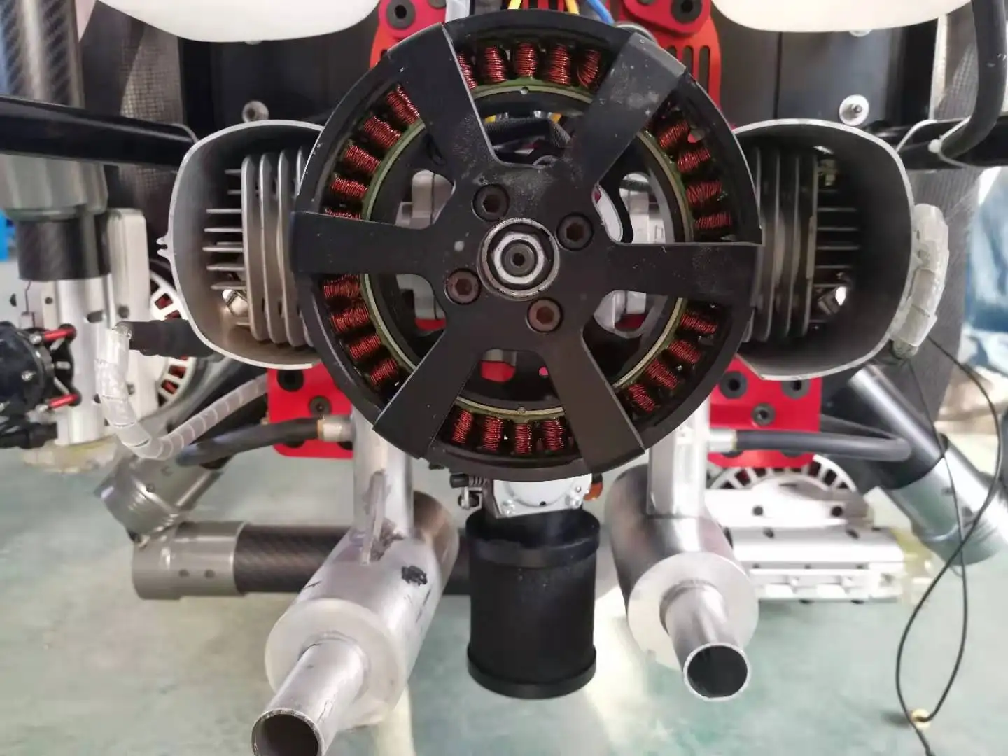 Petrol-electric Hybrid Agricultural Spraying Drone With Long Duration ...