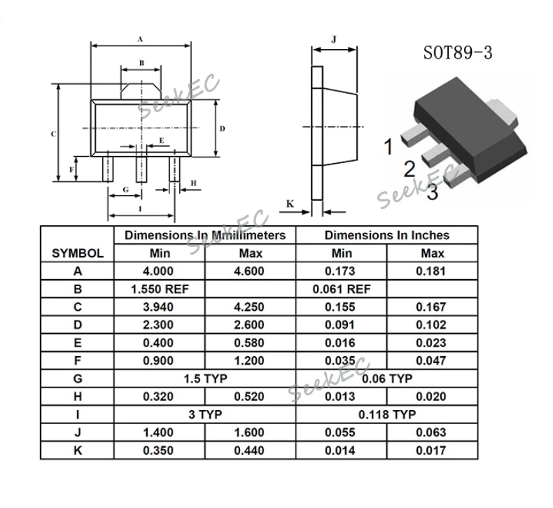 LM7805 Voltage Regulator - 5V, SMD/DIP, ROHS Compliant