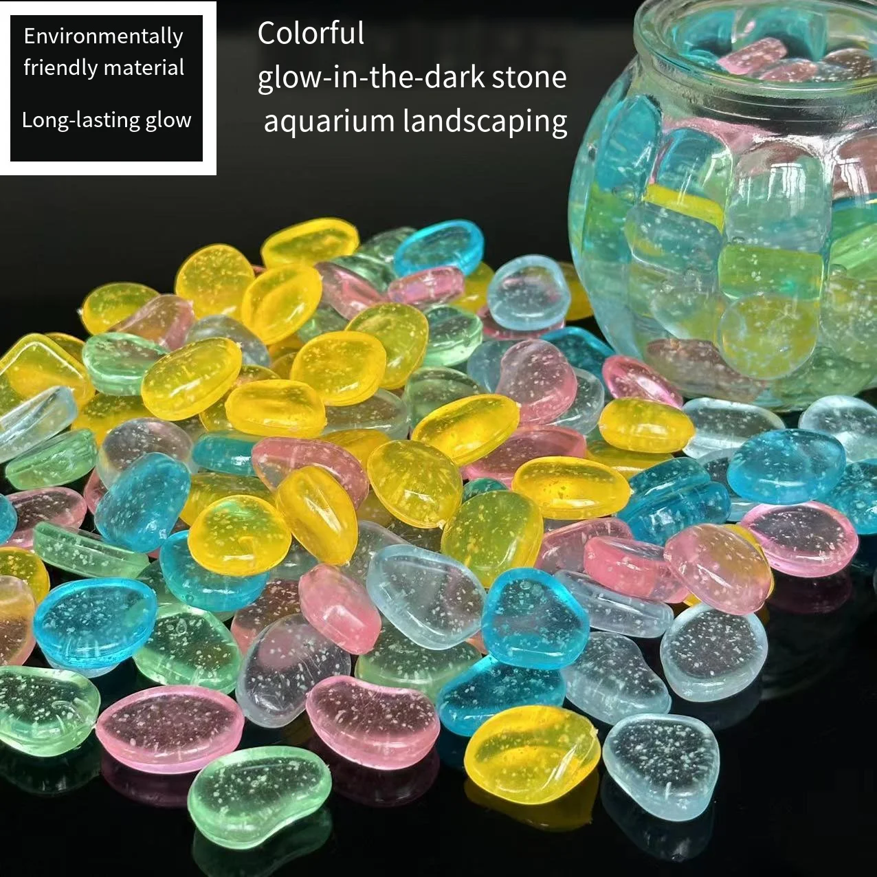 2cm 1kg/bag Starry Sky Luminous Stone,Garden Bonsai Decoration,Room ...