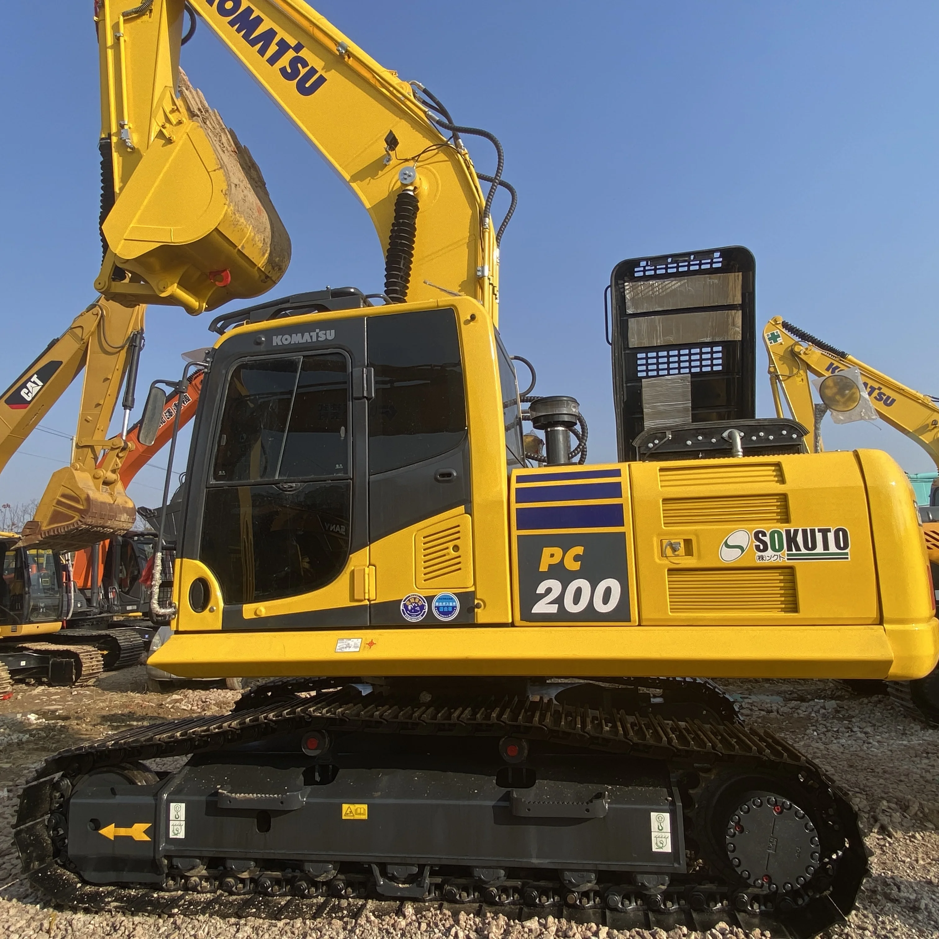 Komatsu Pc200-8 Komatsu Pc200 Pc200-8 Used Excavators Provided 100% ...