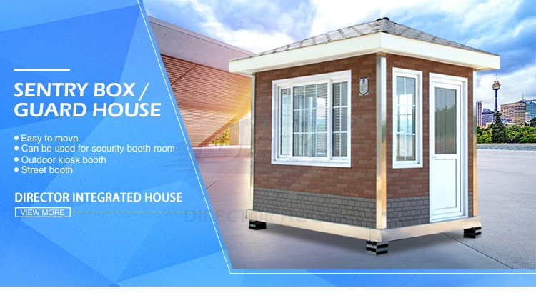 Outdoor Metal Carved Police Booth Prefabricated Security Booth - Buy ...