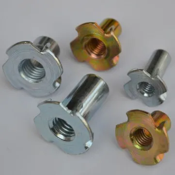 M3 M4 M5 M6 M8 M10 Zinc Plated Four Claws Nut Speaker Nut T-nut Blind ...