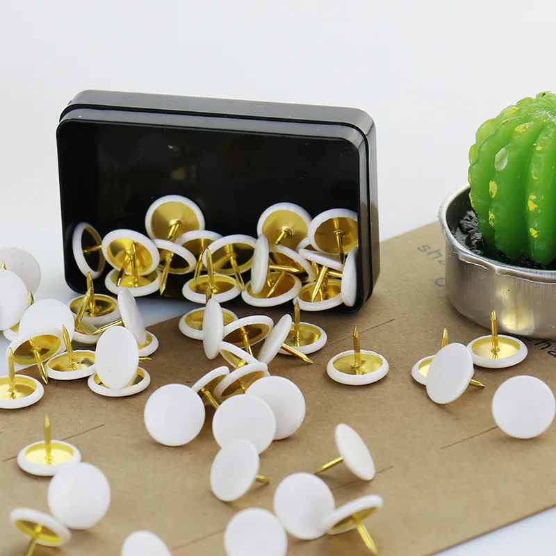 New Style Colorful Stationery Suplie Creative Push Pins For Office ...