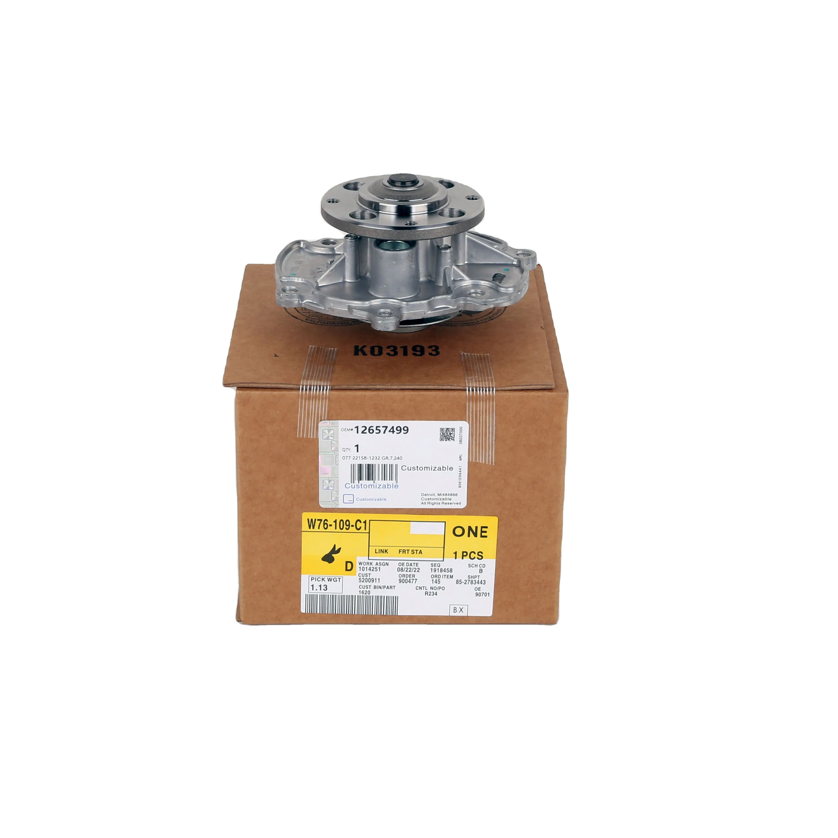 Engine Coolant Water Pump For Chevrolet Traverse Cadillac Buick ...