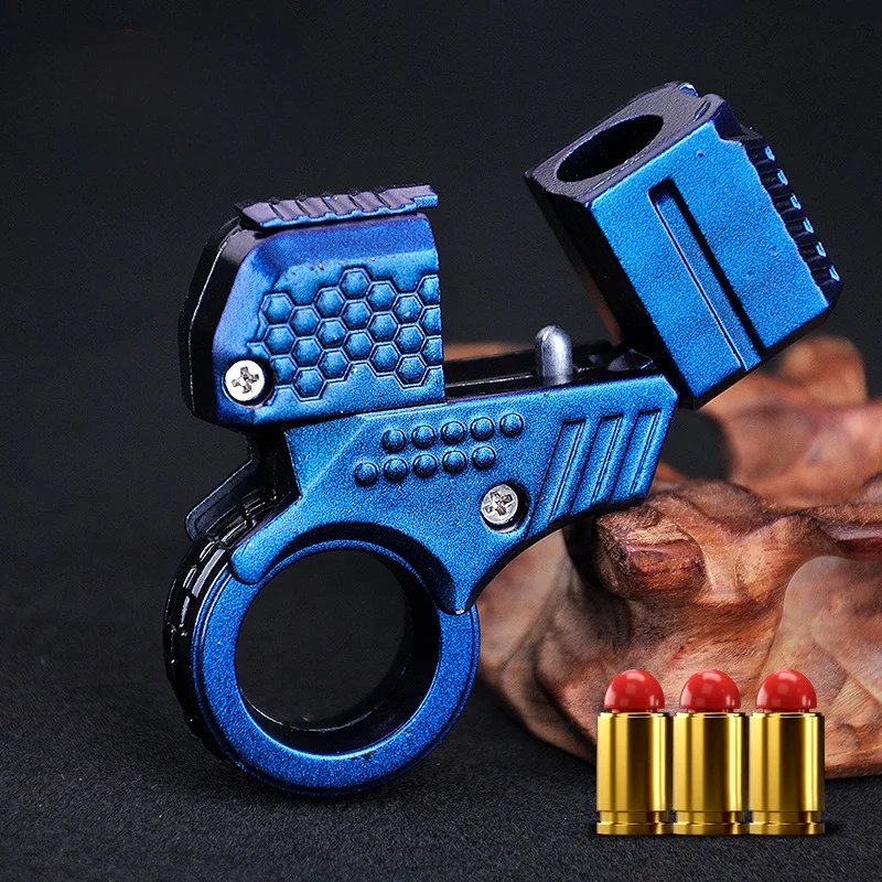 Csnoobs Mini Golden Pistol - Toy Gun with Decompression Bullet Blaster