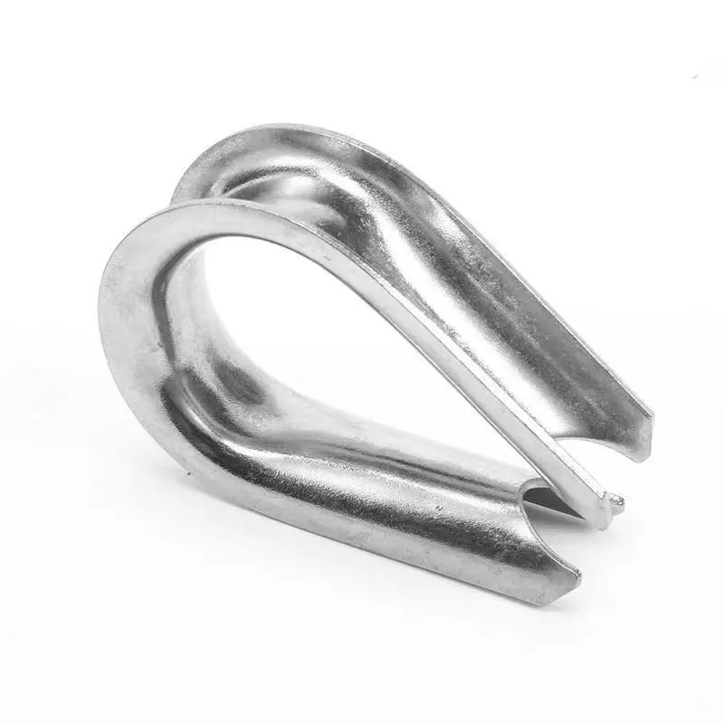 304 Stainless Steel Wire Rope Ring Protective Sleeve Triangle Ring ...