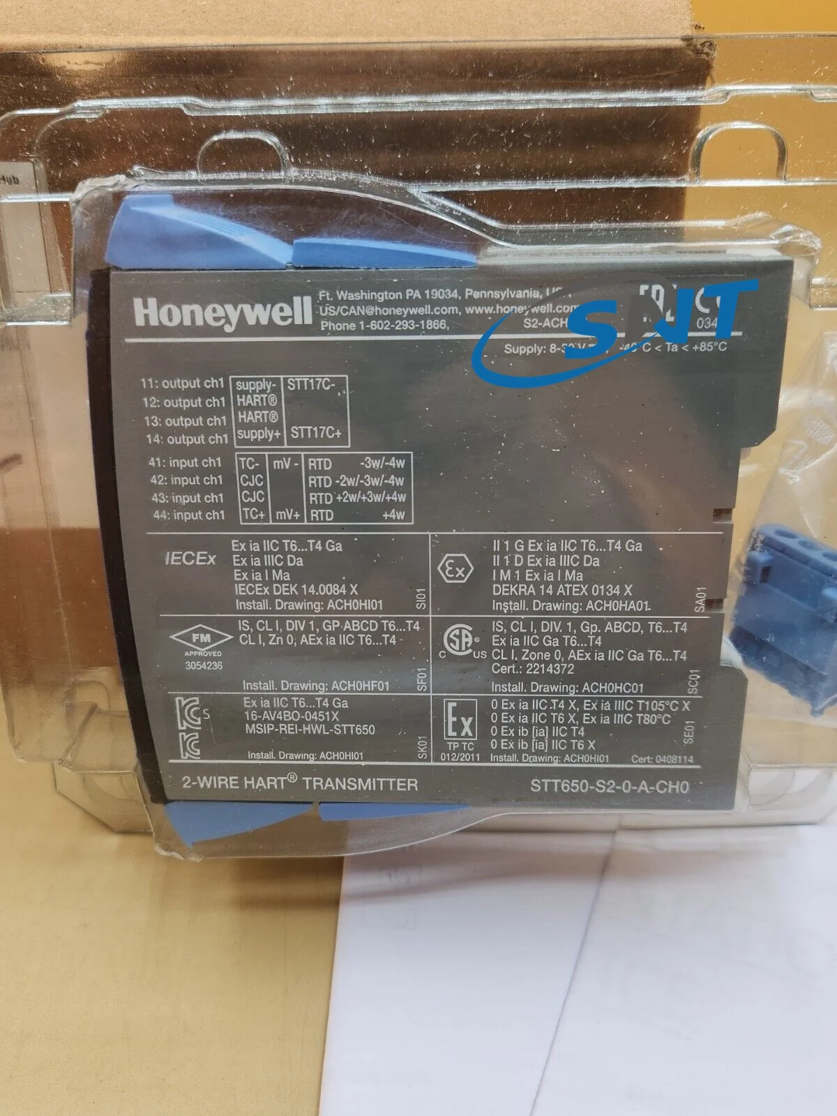Original Honeywell STT 650 SmartLine DIN Rail 2-Wire Programmable ...