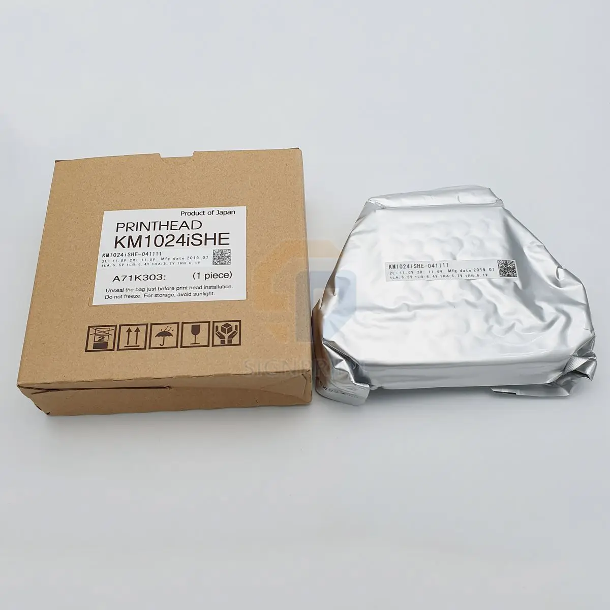 Konica 1024i Print Head Km1024ishe Printhead 6pl For Flora Uv Flatbed ...