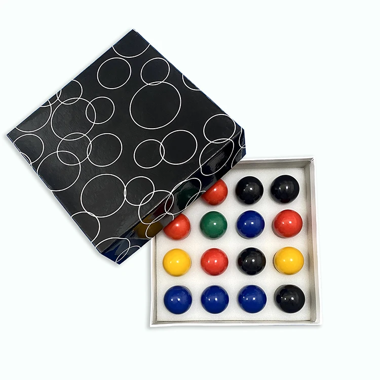 Customized Popular Small Size and Colorful 38mm Mini Snooker Balls ...