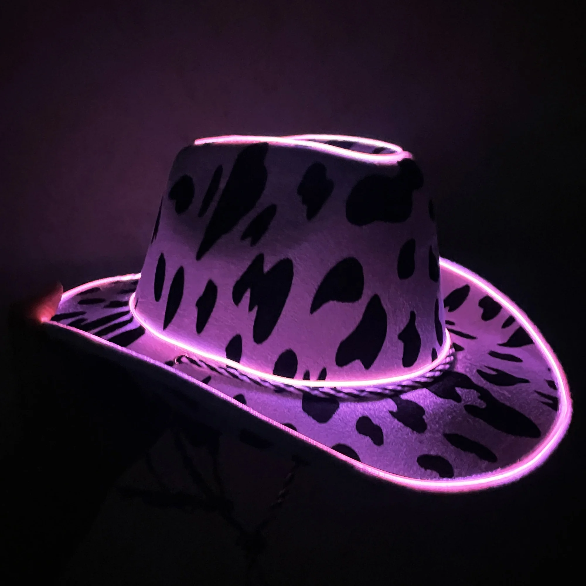 Custom Neon Cowboy Hats - Perfect for Rave Party Outfit