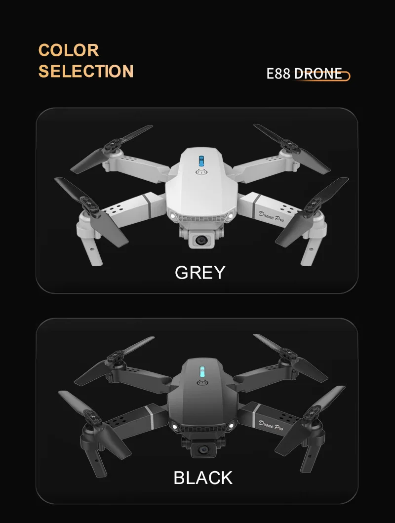 High Quality 2025 E88 Pro Drone E525 Real Time Transmission Beginner ...