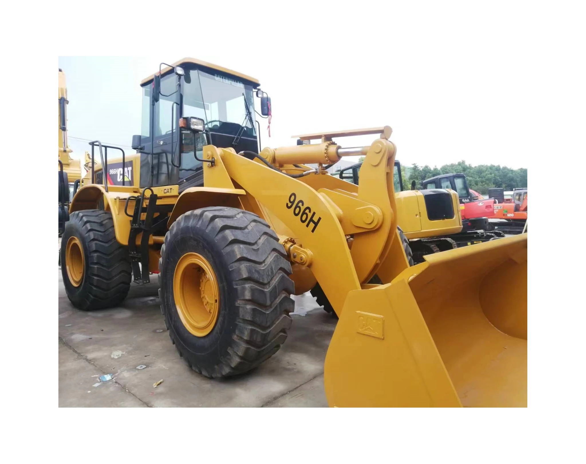 Original Model Japan Made Used Caterpillar Cat966h Wheel Loader ...