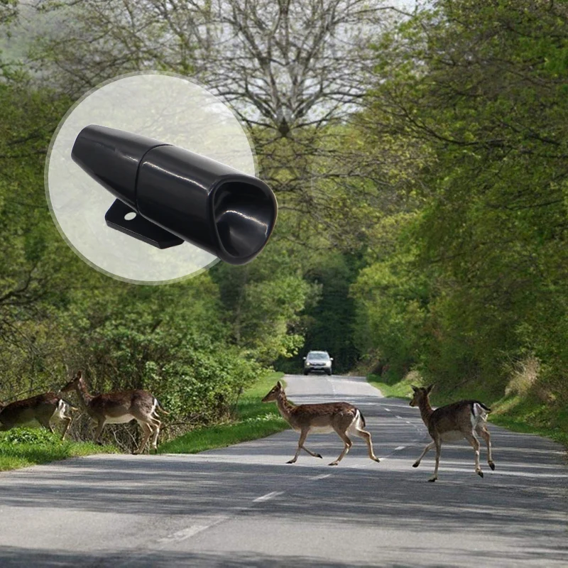 2pcs Deer Warning Whistles Auto Animal Alert Device Wind Ultrasonic ...