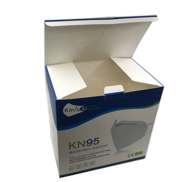 Custom Kn95/n95 Boxes Printing Disposable Surgical Face Mask Paper ...