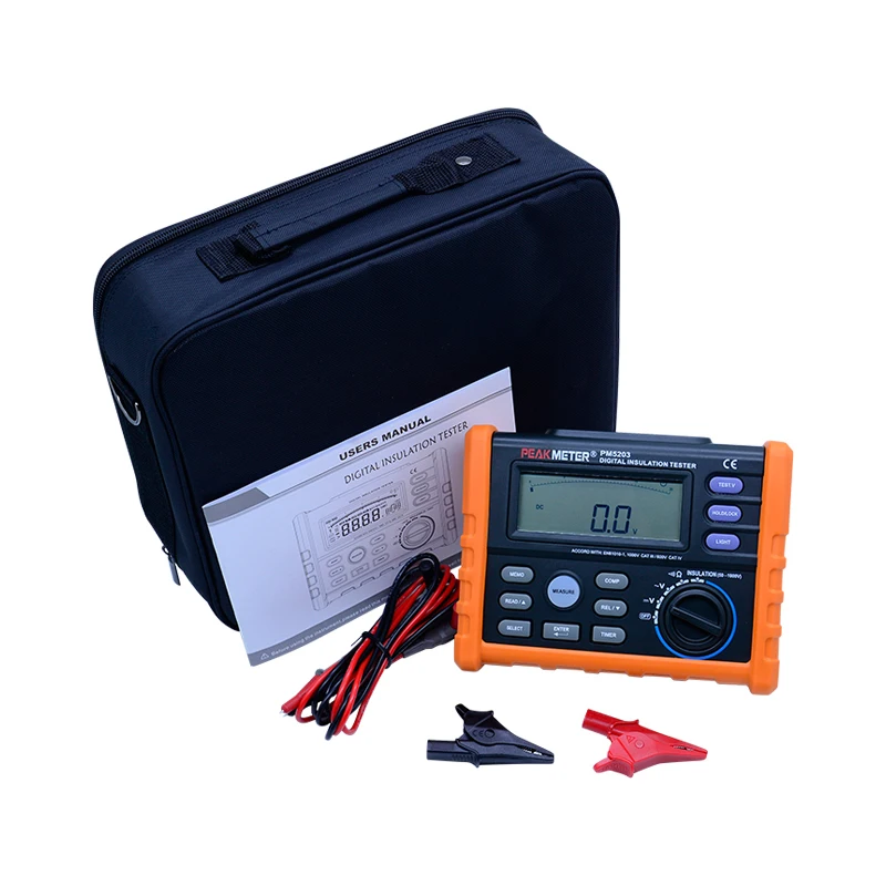 Ms5203 Analog & Digital 1000v Insulation Tester To 10g Ohm With ...