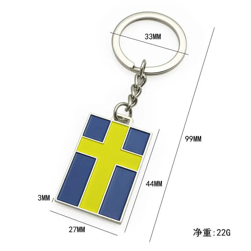 Fashion Metal Zinc Alloy Country Flag England Sweden Finland Norway ...