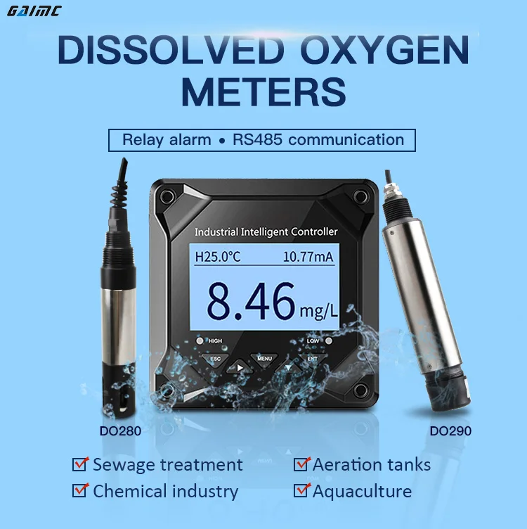Online Water Oxygen Sensor - Aquaculture Dissolved Oxygen Meter Controller