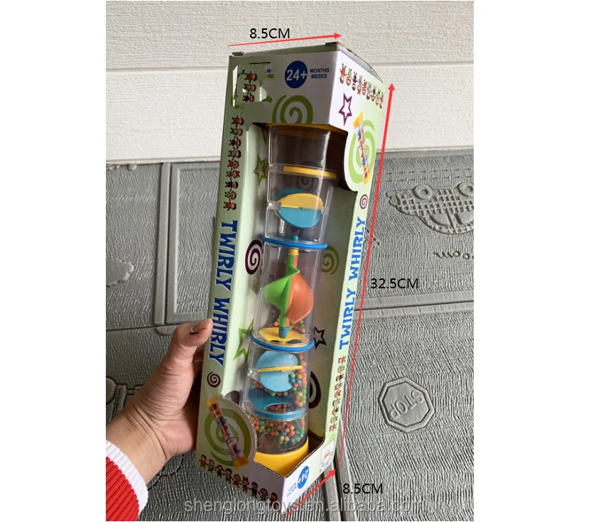 Kids Classic Twirly Whirly Plastic Rainmaker Musical Instrumant - Buy ...