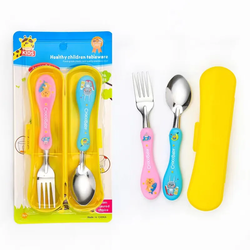 Kids Cutlery Set Flatware Stainless Steel Silverware Children's Knife ...
