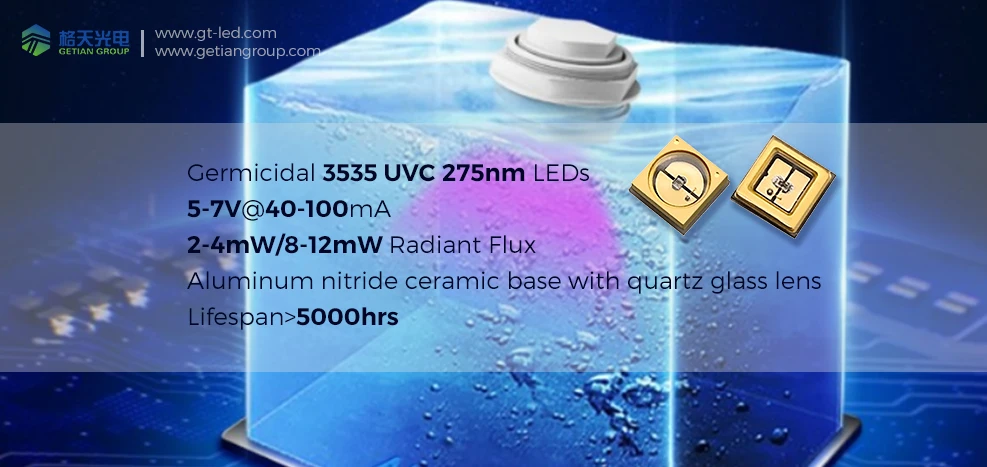 单芯片封装 3535 Uvc Led 表面贴装器件 (smd) 275nm 270nm 280nm - Buy Uv Led 表面贴装设备 (smd)，3535 275nm 270nm ...
