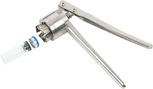 Stainless Steel Manual Glass Vial Crimper 13mm 15mm 20mm Vial Glass ...