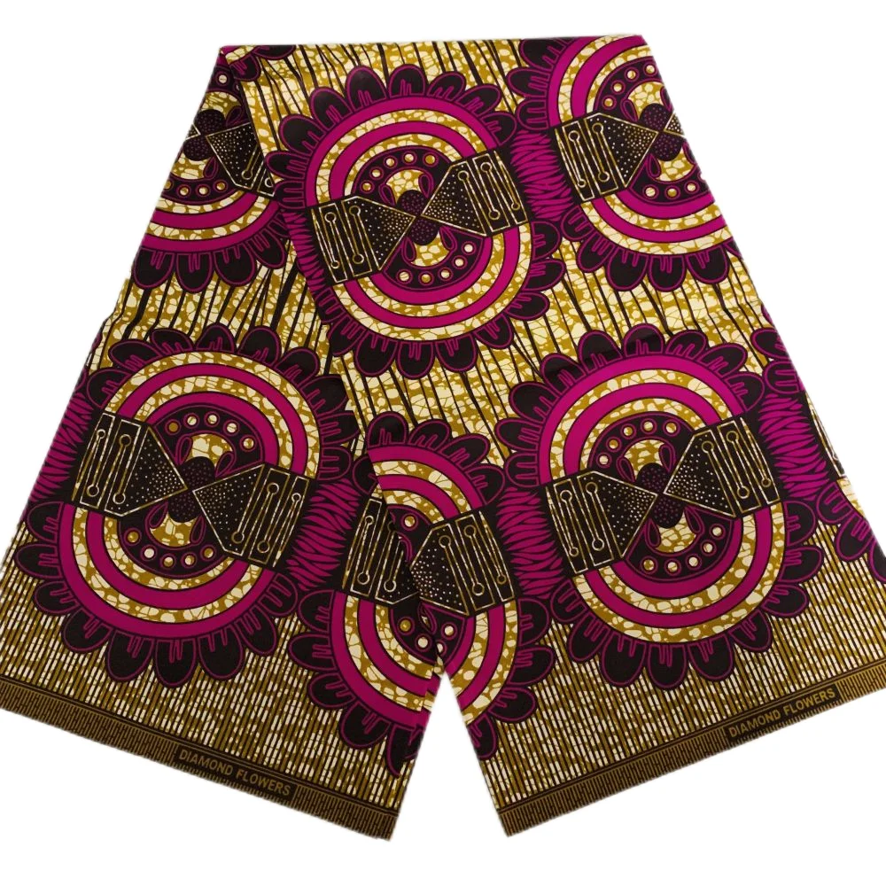 Ankara Wax African Veritable 100% Cotton Holland Wax Printed Cloth ...