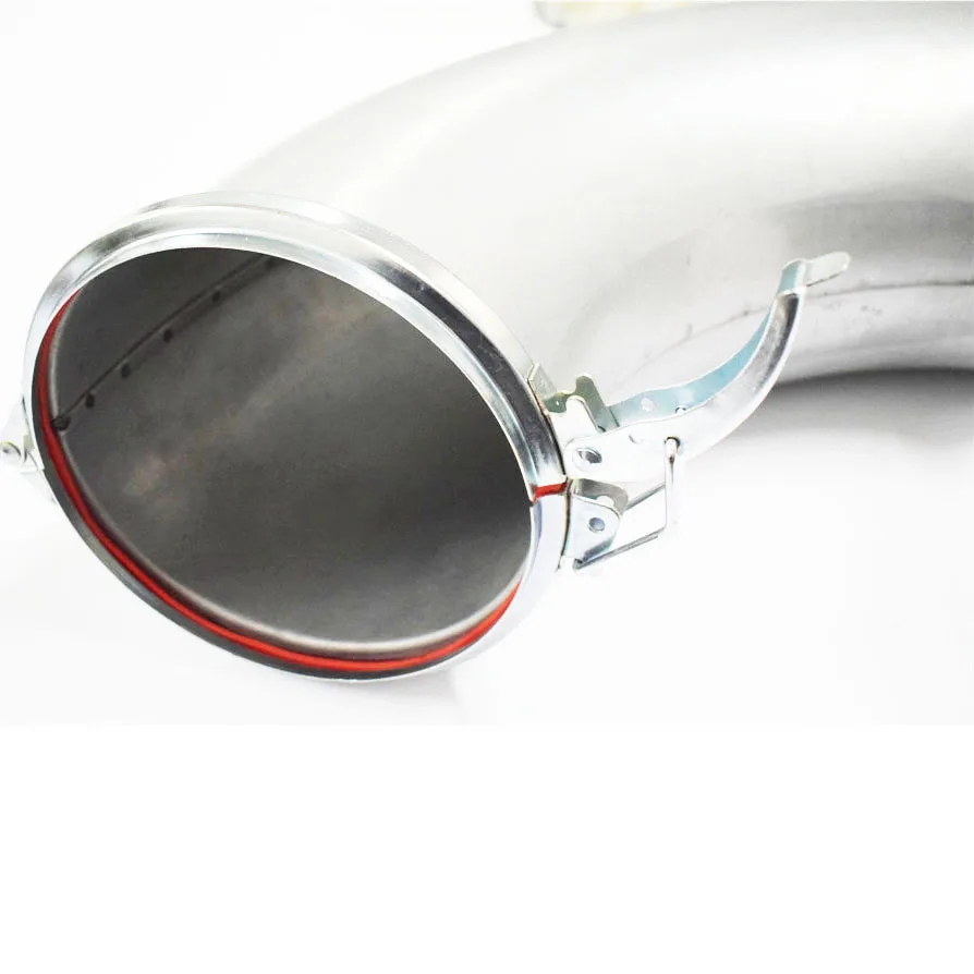 90 Degree Quick Connect Galvanised Pipe Fitting for Dust Collection