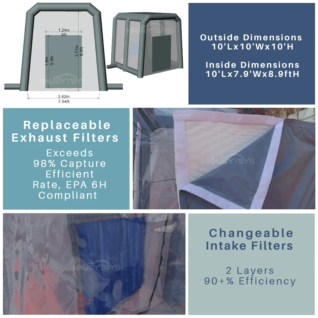 Mini Motorcycle Inflatable Spray Paint Booth For Sale - Buy Spray Paint ...