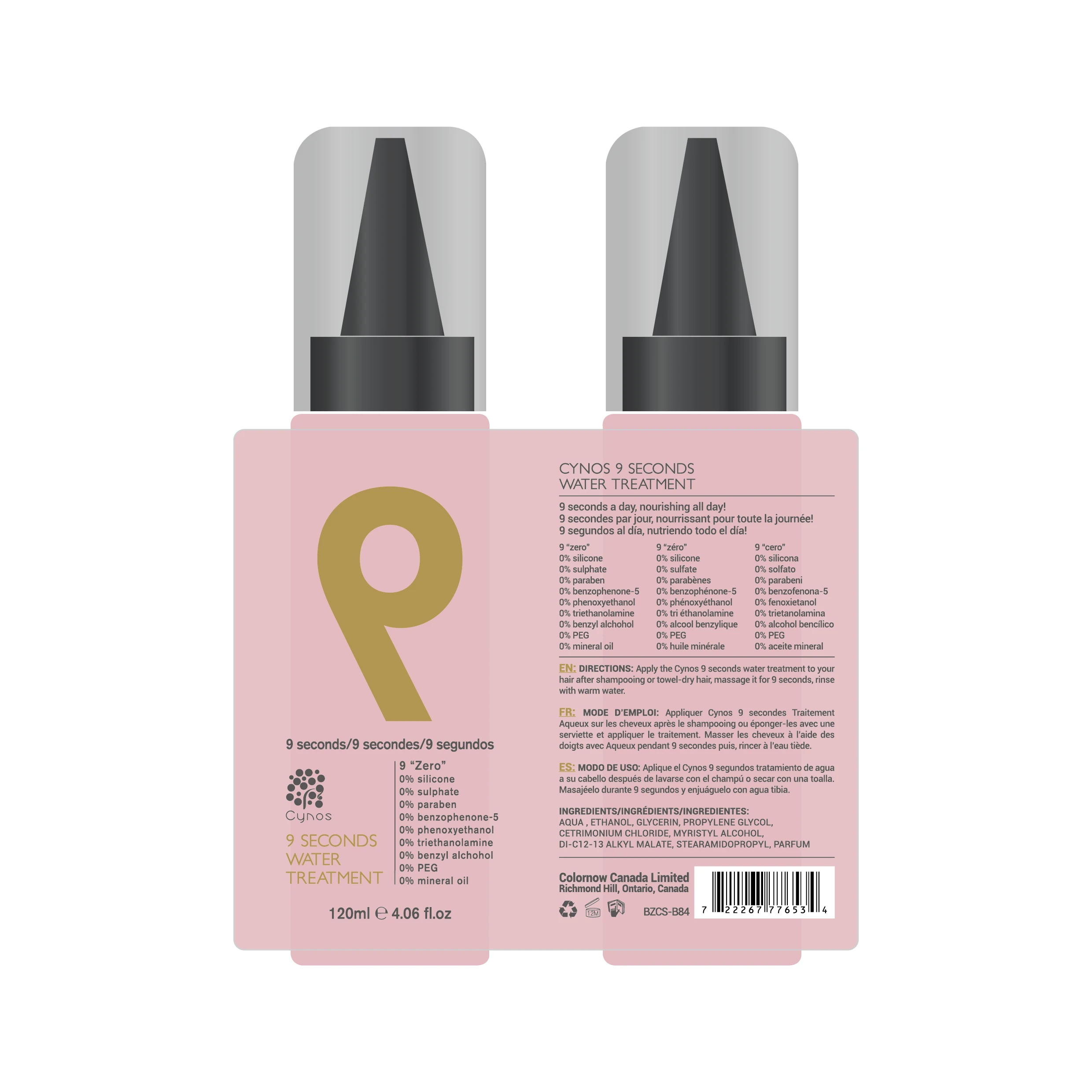 Cynos 9 Second Water Treatment: Effective Hair Repair & Hydration ...